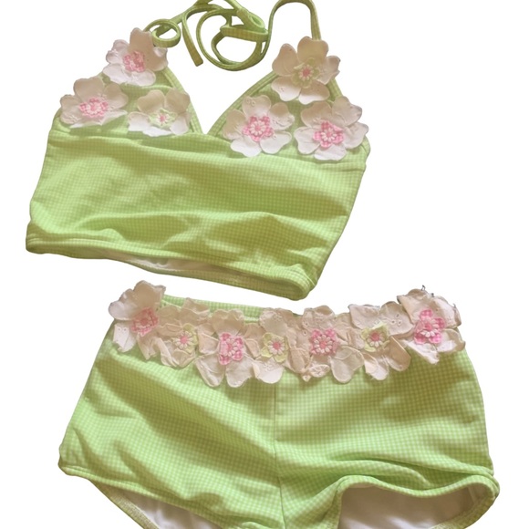 Kate Mack | Swim | Kate Mack Vintage Bikini Set Girl Size 7 | Poshmark